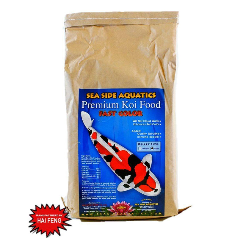 Sea Side Aquatics Premium Koi Food - Fast Color